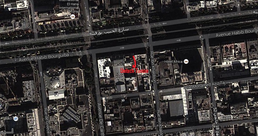 Plan of access : access map